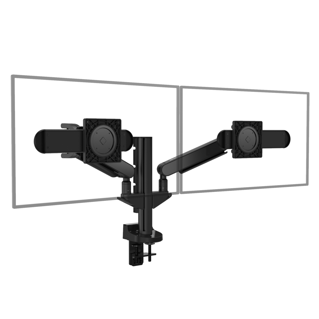 ZGX Dual Monitor Arm With Crossbar – Zgonic: Optimal Performance ...
